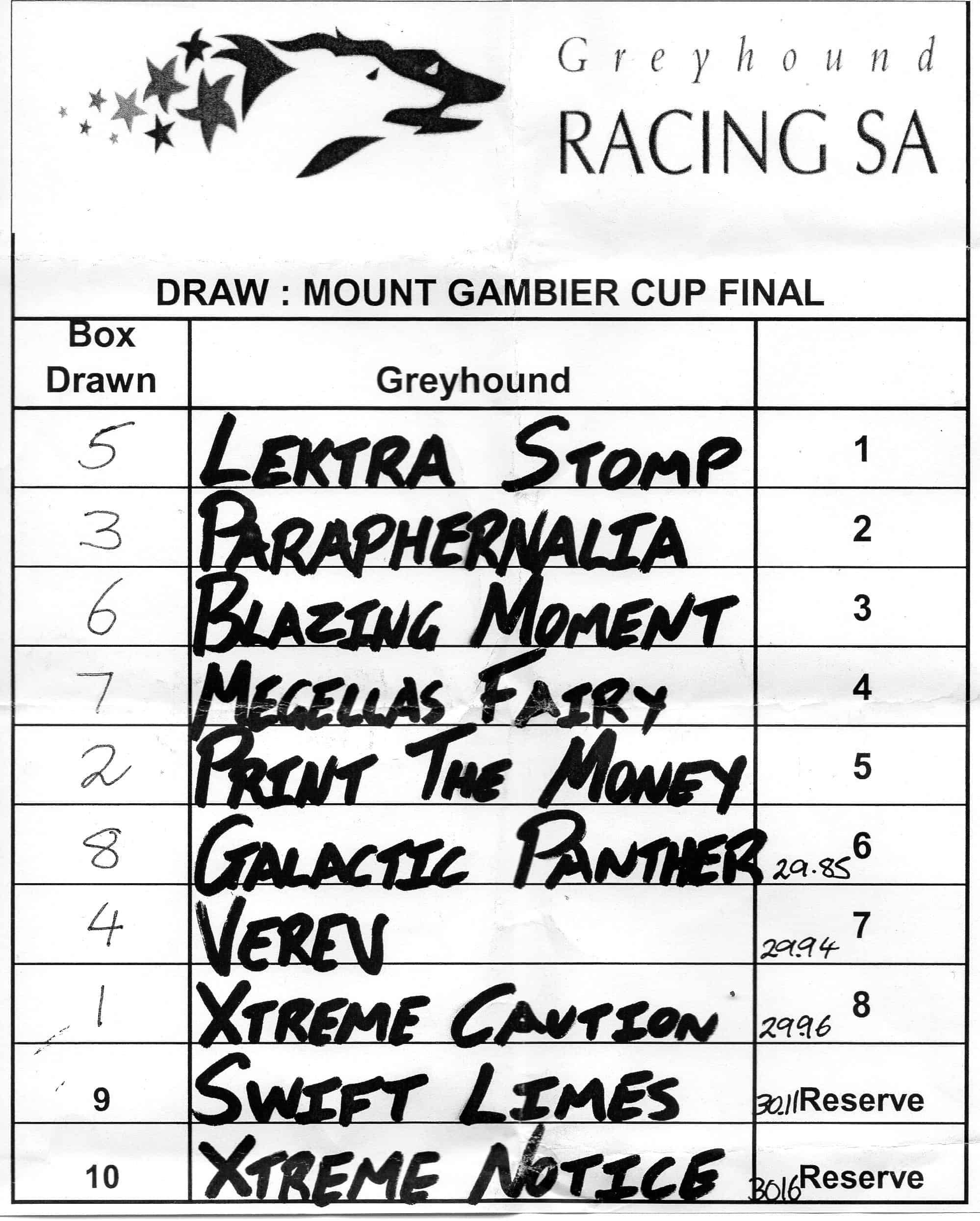 A look at the Mount Gambier Cup heats | Mount Gambier Greyhound Racing Club